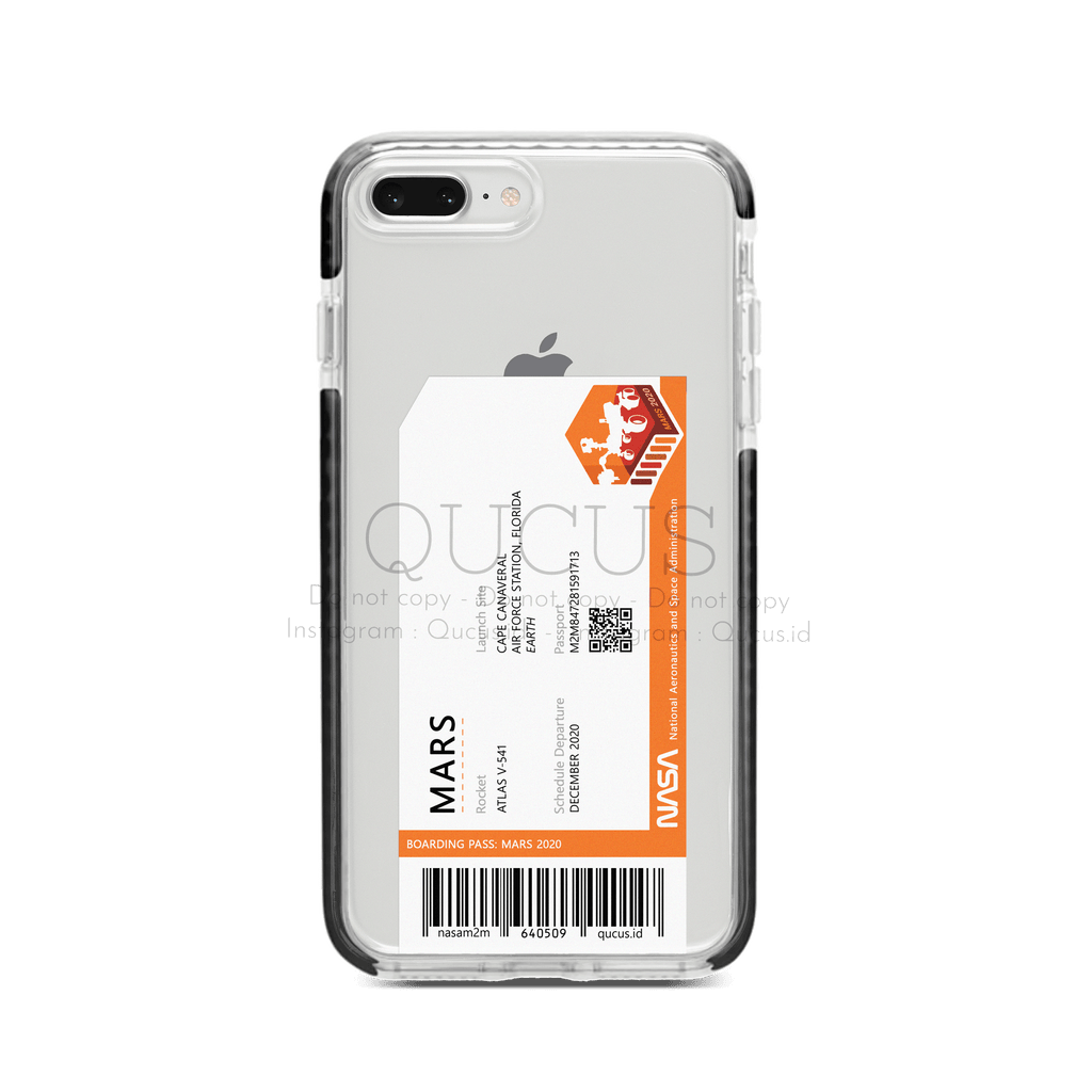 NASA Phone Case, Mars Boarding Pass – Qucus Case